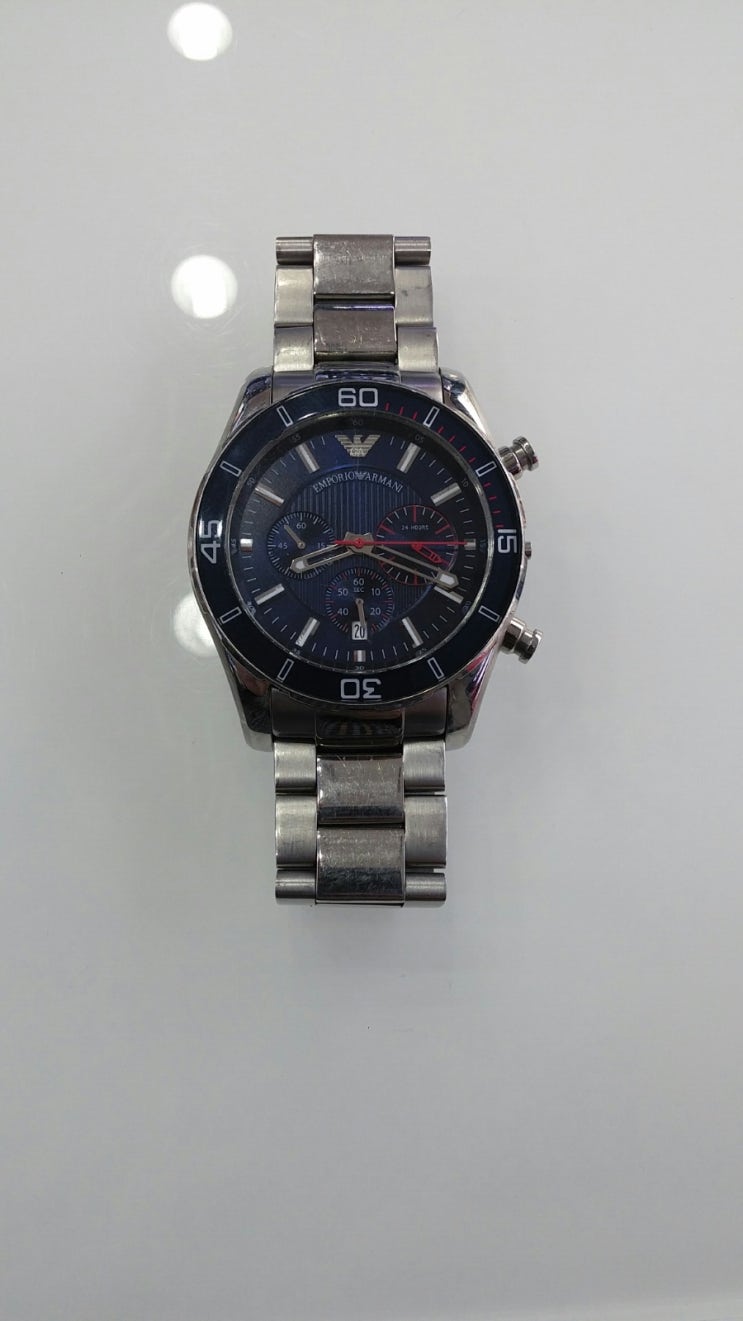 엠포리오알마니시계AR5933용두교체완료.알마니시계수리전문.강남알마니시계공식매장시계독립 : 네이버 블로그