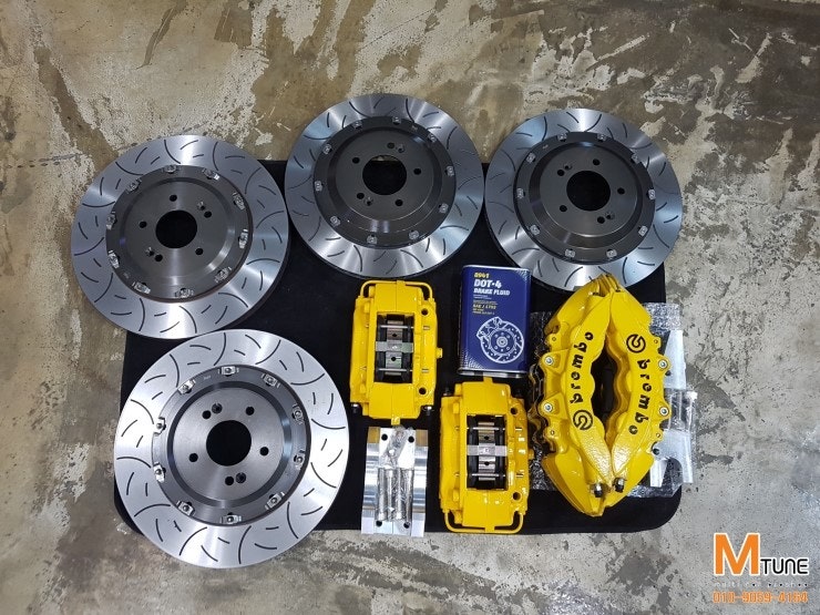 포항브레이크 포항튜닝 포항VIPSEDAN 포항VIP튜닝 포항정품휠캡 포항휠캡 포항엠튠 그랜져HG RDD R60 6P + 370mm 벨프로팅디스크 SPIRA REAR 4P ...