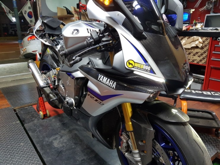 Yamaha Yzf R1m2017년 시즌준비 메인터넌스 정비점검야마하 광진구지점 주와일드독 라이테크코리아 네이버 블로그