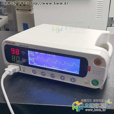 중고의료기 / 산소포화도측정기 (ARGUS OXM Plus) / 스위스 SCHILLER / 쉴러 SpO2 : 네이버 블로그