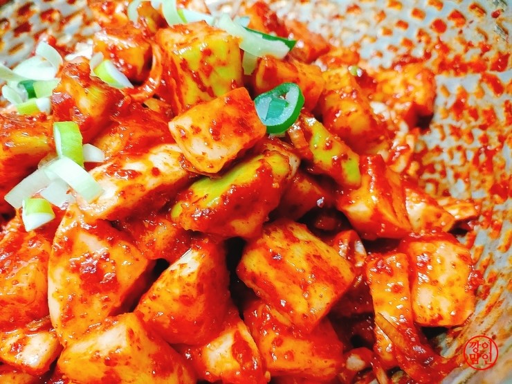 [깍두기 담그는법] 간단 깍두기 만들기~♥ : 네이버 블로그