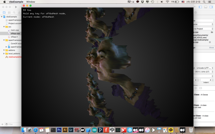 vbo example with openFrameworks : 네이버 블로그