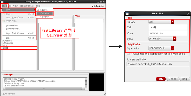 5.4.1 Cadence IC61(Virtuso Schematic) Cell View -1 : 네이버 블로그