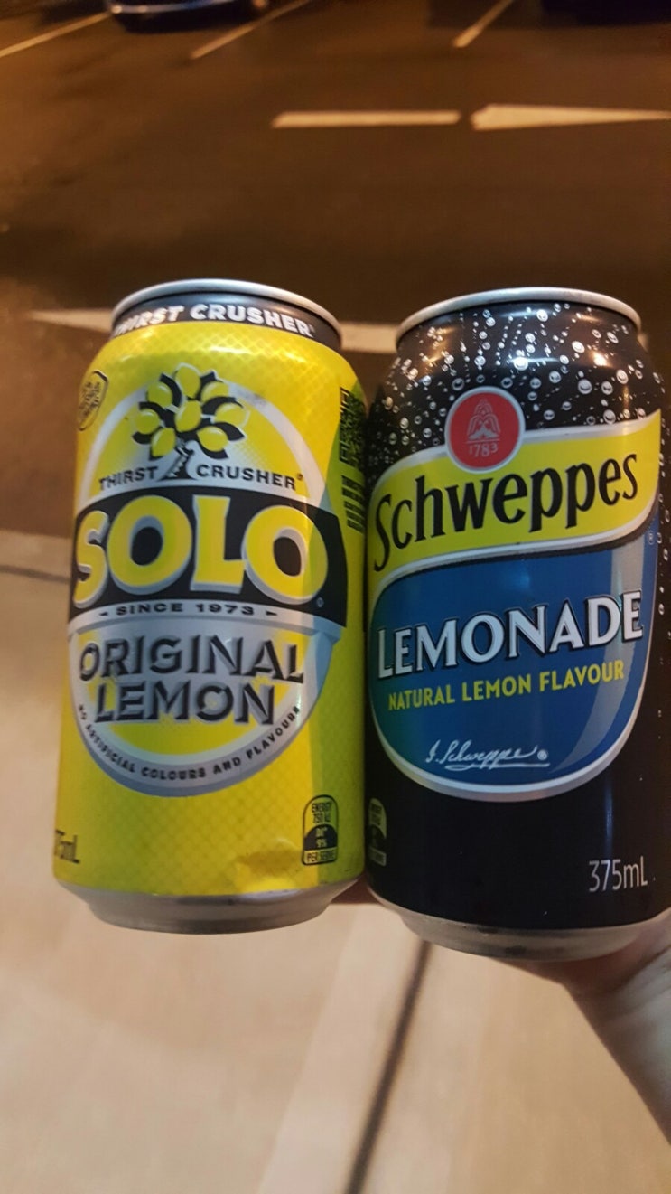 호주 시드니 일상/ SOLO ORIGINAL LEMON , SCHWEPPES LEMONADE : 네이버 블로그