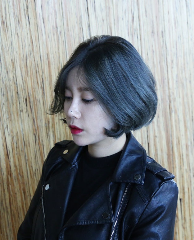 화미주아티클헤어성서점 도도한 단발머리스타일 애쉬브라운염색 성공 네이버 블로그