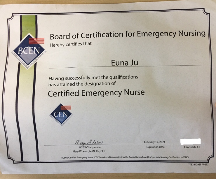 CEN Certification 도착했어요 : 네이버 블로그