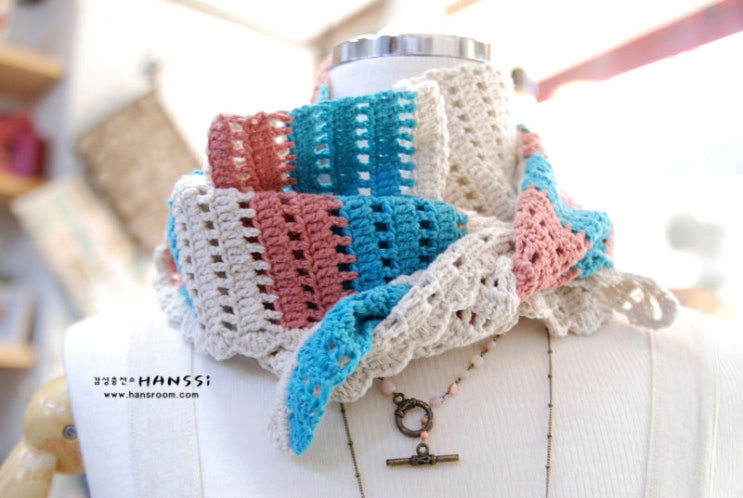 [삼각지.신용산.이촌.이태원 뜨개 공방 한씨] spring scarf : 네이버 블로그
