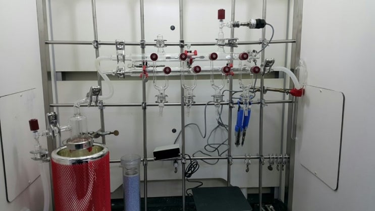 Schlenk line, 쉐링크라인, 슈링크라인,쉬링크라인,쉬린크라인, 초자가공,초자제작,글라스가공- 부경대학교 납품 ...