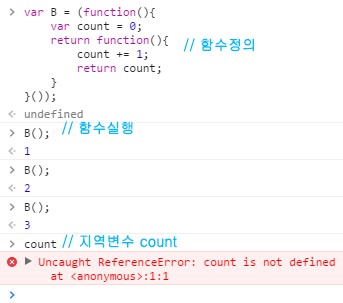 JavaScript : Scope ~ Closure 다시 한번!! : 네이버 블로그