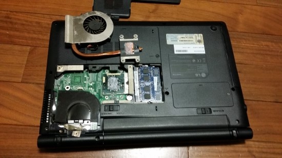 LG C400 노트북 CPU P6100 --> i3-370m으로 업그레이드 : 네이버 블로그