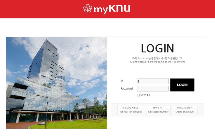 유용한 경북대 포털 사이트_MY KNU ①탄 : 네이버 블로그