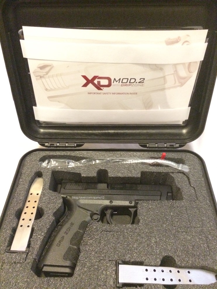 스프링필드 XD Mod.2 권총 구입 : 네이버 블로그