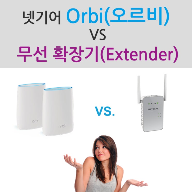 넷기어 Orbi(오르비) VS 무선 확장기(Extender) : 네이버 블로그