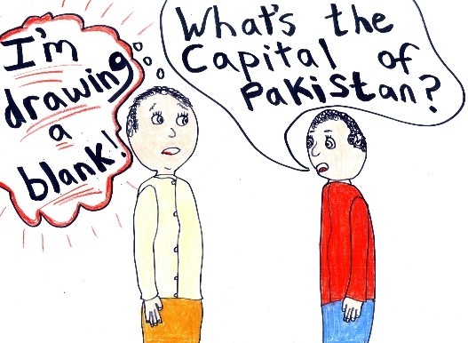 “Drawing a blank” : 네이버 블로그