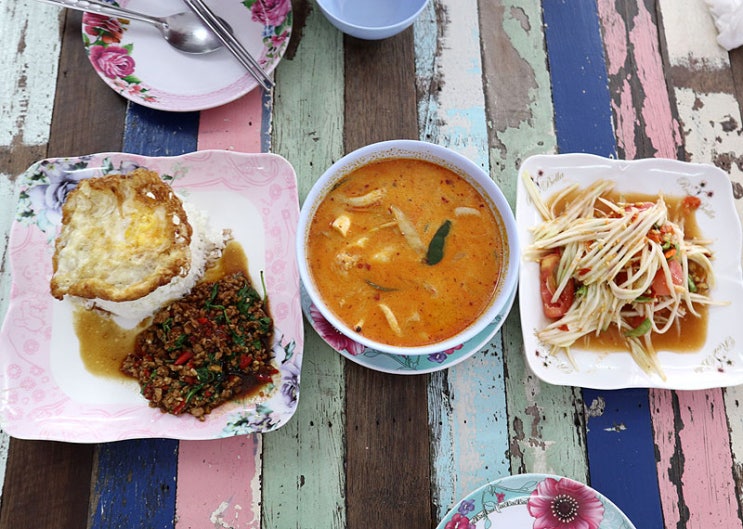 방콕 자유여행 아속역 맛집 맛과가격 둘다 만족하는 판타리 네이버 블로그