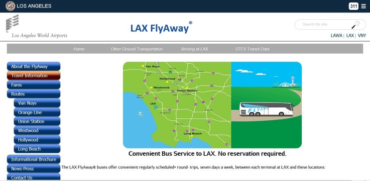로스앤젤레스 공항버스 FlyAway - 티켓구매방법 : 네이버 블로그