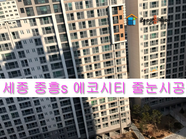 세종시줄눈시공 중흥s클래스 에코시티/대전줄눈시공전문 라인홈케어 : 네이버 블로그