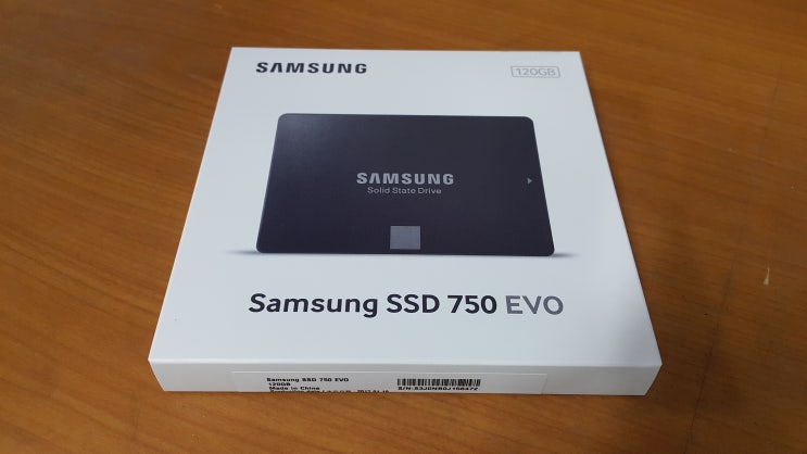 삼성전자 SSD 750 EVO 120GB 리뷰 : 네이버 블로그