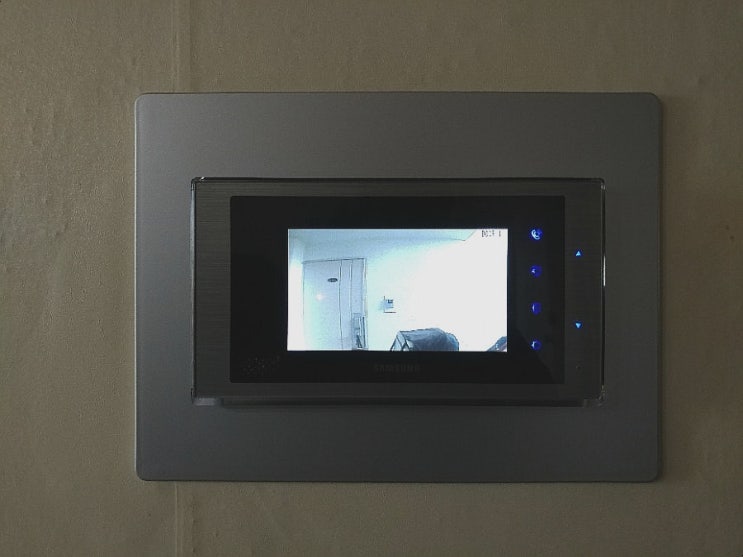 인천 인터폰, 인천 비디오폰, 인천 부평구 산곡 2동 뉴서울 아파트 삼성비디오폰 SHT-3517 교체 설치 : 네이버 블로그