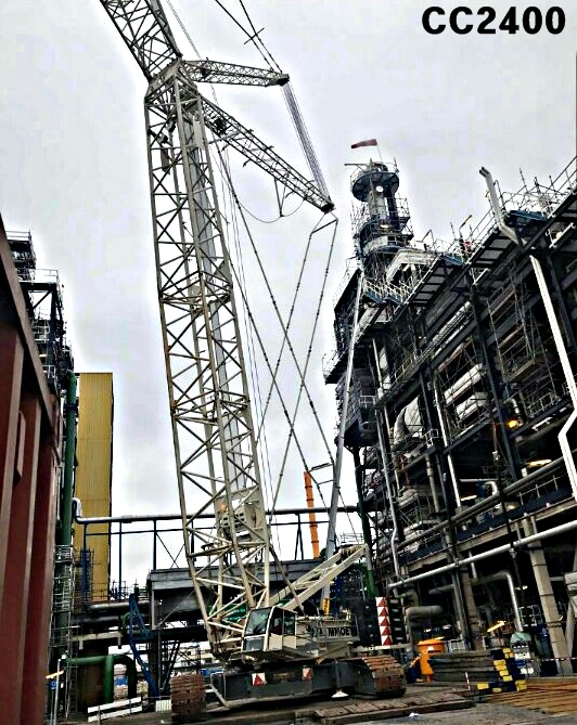 크롤러 크레인(앵글크레인) 임대 TEREX DEMAG CC2400-1 400ton 유럽 크레인 소개 : 네이버 블로그