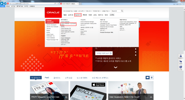 오라클(oracle) 11g XE(express) 설치 및 실행 + scott계정 활성화 : 네이버 블로그