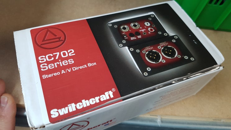 SWITCHCRAFT SC702CT DI BOX(다이렉트박스) : 네이버 블로그