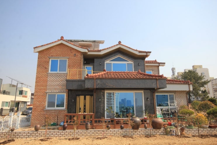 울산 혁신도시 내 단독주택 건축 두가지 스타일 : 네이버 블로그