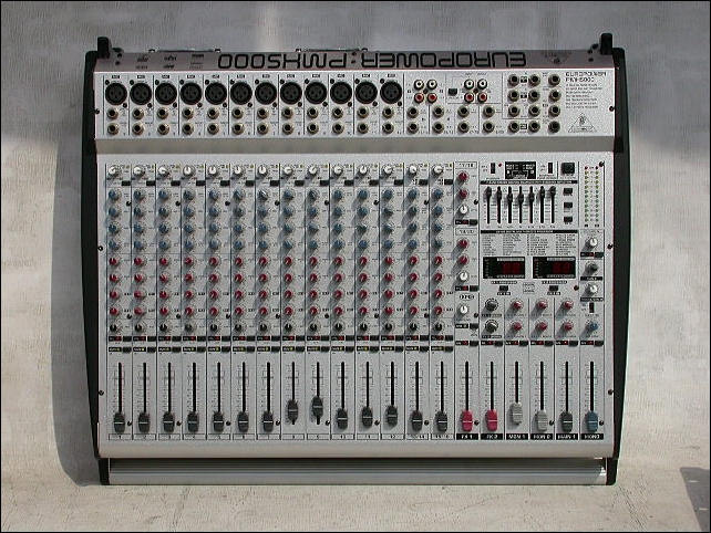 베링거 BEHRINGER EUROPOWER PMH5000 파워드믹서 : 네이버 블로그