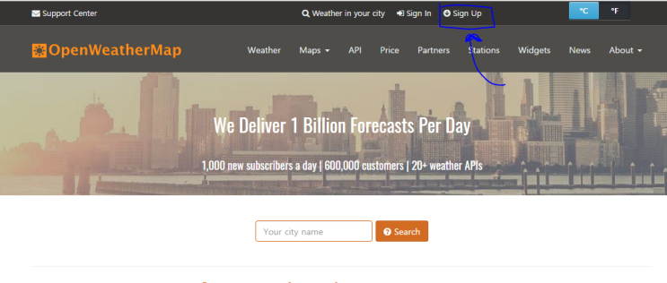 Openweathermap을 이용해서 세계 날씨를 알아보자! : 네이버 블로그