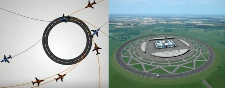 Circular runways are being researched to save space at airports : 네이버 블로그