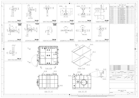 Welding map for fabrication 도면 작업 건. : 네이버 블로그