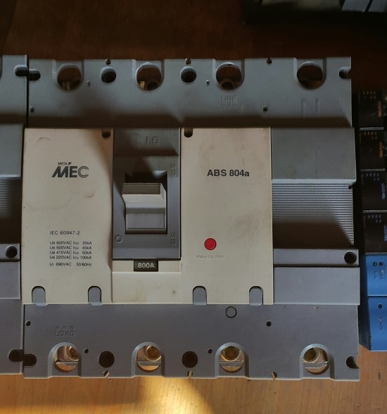 중고차단기 폐차단기 LG META MEC ABS 804a 800A : 네이버 블로그