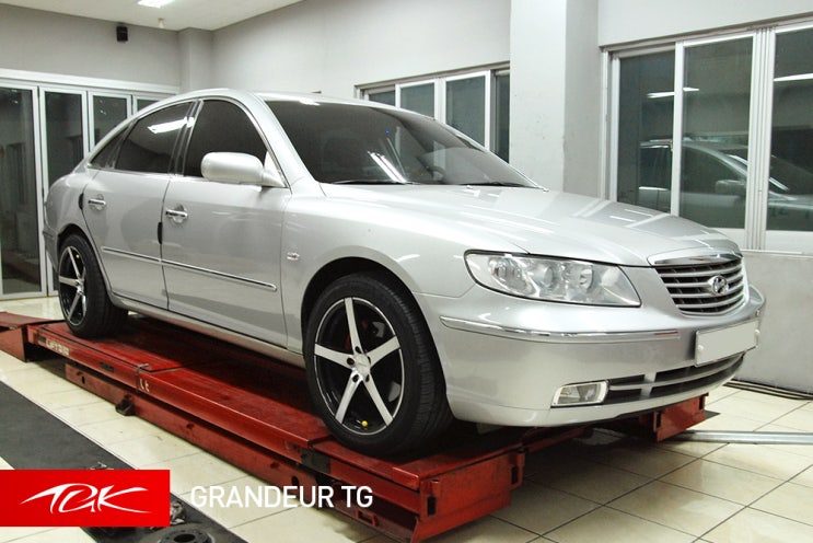 [현대 그랜저TG] 브레이크 밀림 2P 브레이크 업그레이드로 해결 - 창원브레이크, XG 2P브레이크, 고성능 브레이크패드, 스피드제로, 브레이크튜닝 : 네이버 블로그