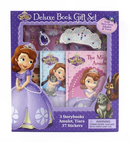 소피아 디럭스 북 기프트 박스세트 Sofia the First Deluxe Book Gift Set with 3 ...