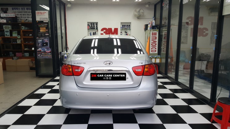 아반떼 HD 3M DK PLUS 열 차단 썬팅 시공 : 네이버 블로그