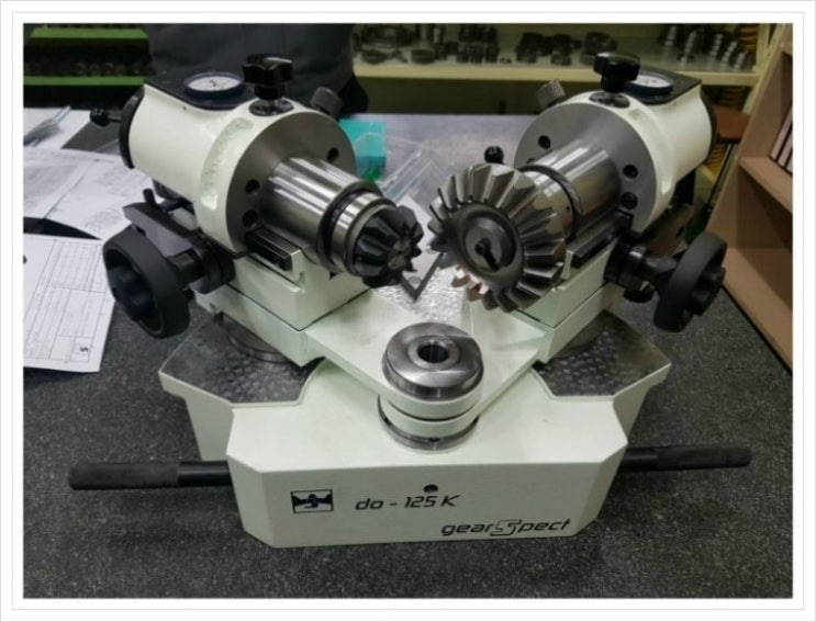 베벨기어 측정/검사 방법 - 베벨기어롤링테스터 DO-125K (Gearspect, 태창트레이딩) : 네이버 블로그