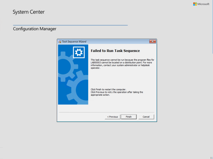 SCCM OSD 배포 이슈 - 0x80040102 오류 : 네이버 블로그