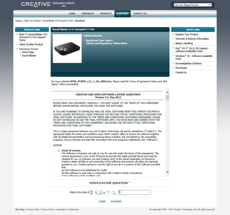 Sound Blaster X-Fi Surround 5.1 Pro (SB1090) 드라이버 : 네이버 블로그