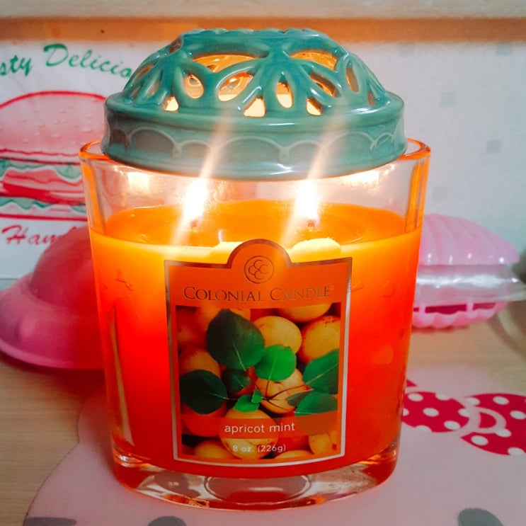콜로니얼캔들: Apricot Mint : 네이버 블로그