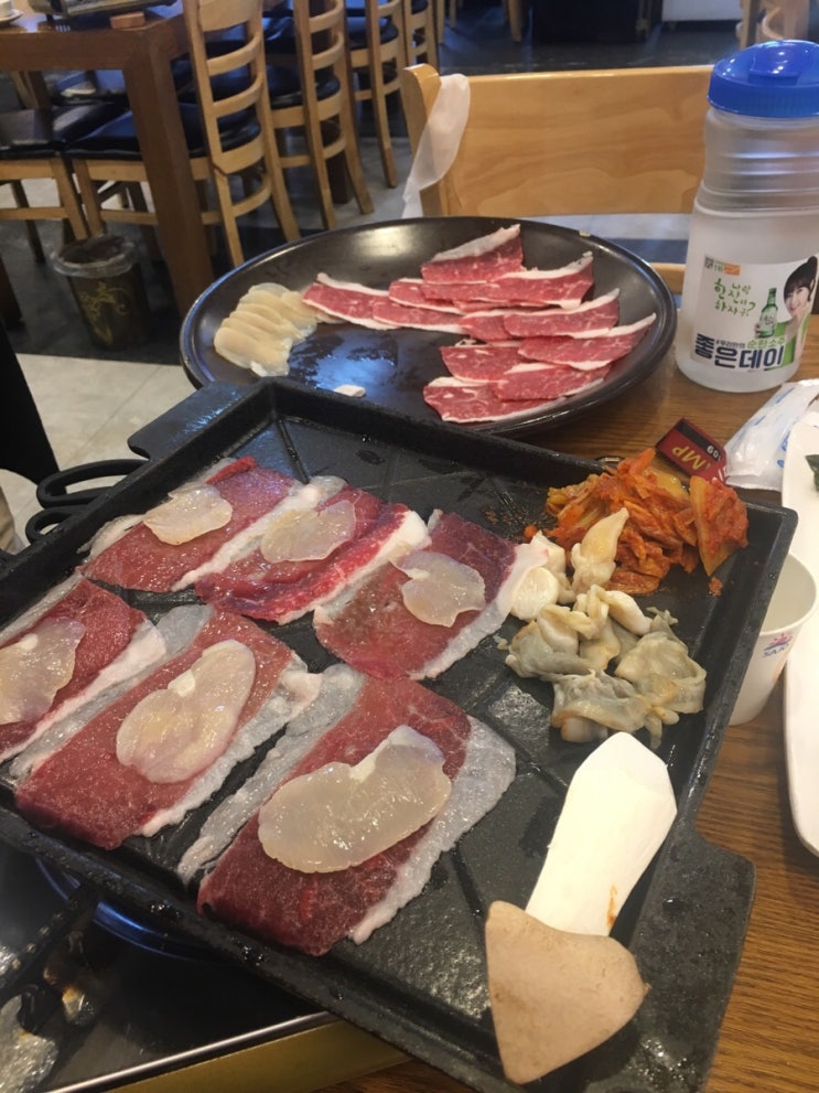 방이동맛집 진대감 차돌삼합 한우1차돌박이갓김치키조개관자 네이버 블로그