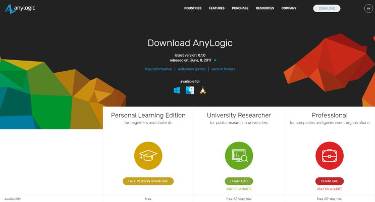 AnyLogic 다운로드 : 네이버 블로그