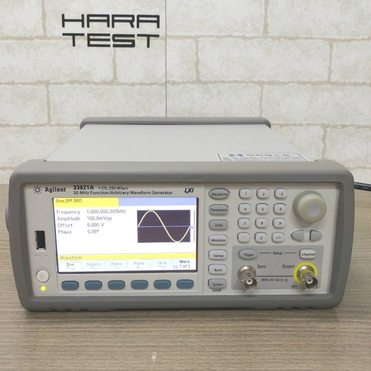 펑션/임의파형발생기 Agilent 33521A 30MHz Function/Arbitrary Waveform Generrator ...