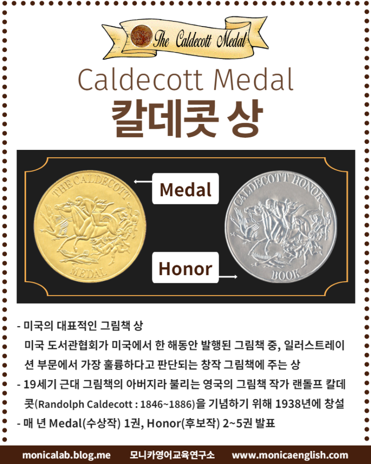 [해외상] 칼데콧 상에 대하여 (Caldecott Medal) : 네이버 블로그