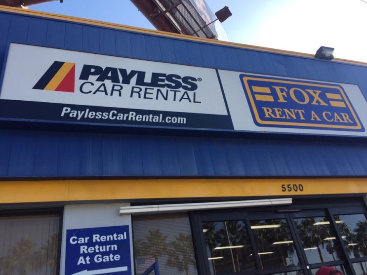 [엘에이 여행] 렌트카 빌리기 'Payless Car Rental' : 네이버 블로그