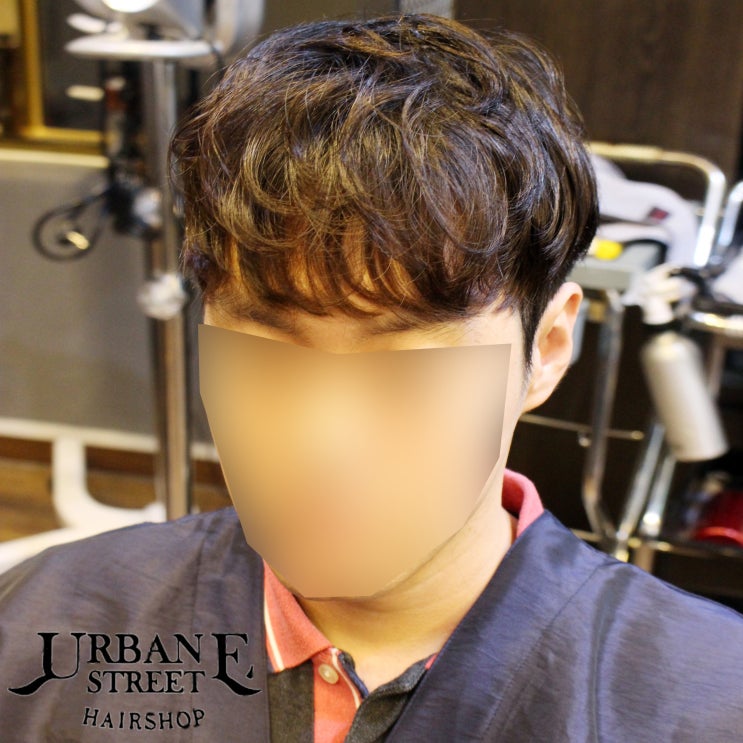 머리숱 없는 남자머리 소프트 쉐도우펌 네이버 블로그