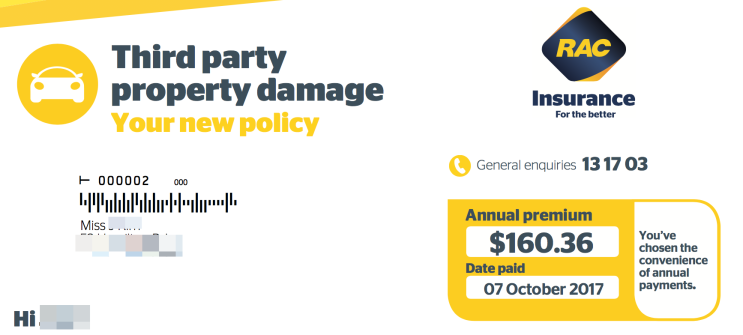 [호주 차 보험 RAC INSURANCE - THIRD PARTY 써드파티] : 네이버 블로그