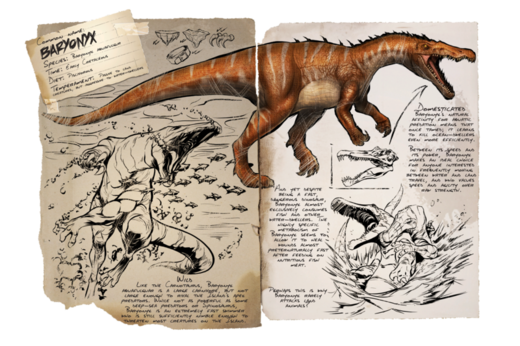 아크 서바이벌 이볼브드 공룡 : 바리오닉스 : 네이버 블로그