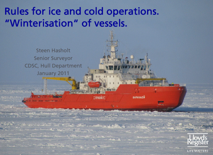 Rules for ice and cold operations / ICE CLASS NOTATION : 네이버 블로그