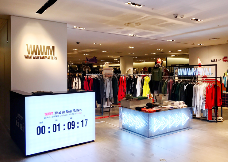 WWWM 매장 갤러리아 청담점 팝업스토어_에슬레틱 스트릿 캐주얼 브랜드 WWWM : 네이버 블로그