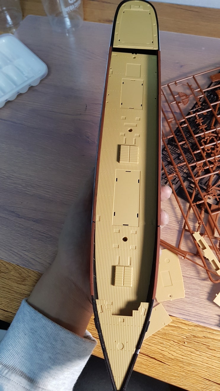 1/150 커티샥 범선 조립기 2부(갑판) : 네이버 블로그